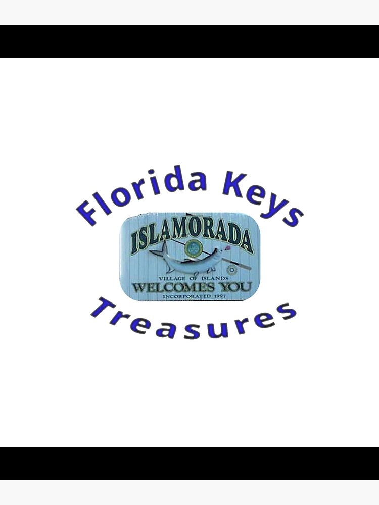 "Islamorada Village of Islands Welcome Sign Chiffon Top" Poster for ...