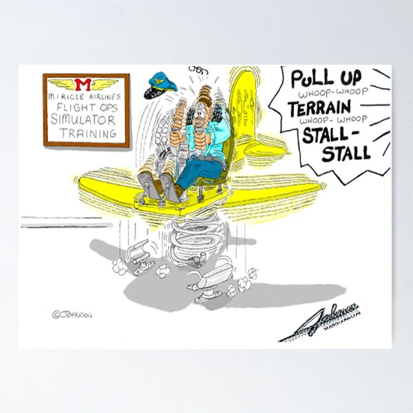 "Flight Simulator" Poster for Sale by Jerry Johnson | Redbubble