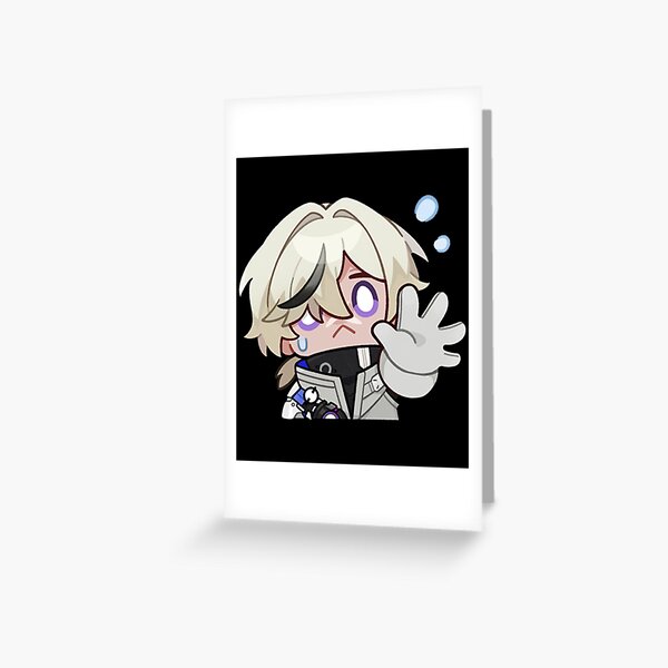 "Honkai Star Rail Chibi Arlan" Greeting Card by HerrscherOfArt | Redbubble