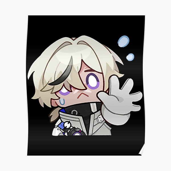 Póster «Honkai Star Rail Chibi Arlan» de HerrscherOfArt | Redbubble