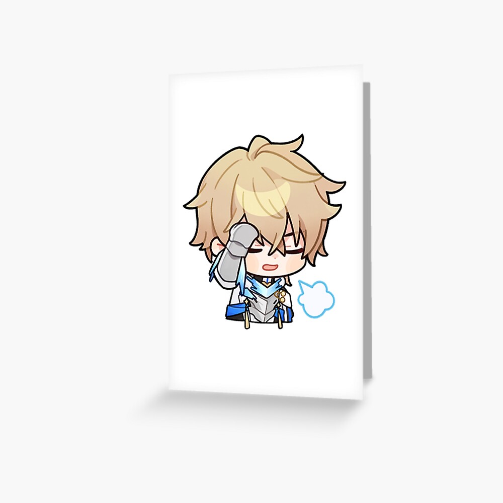 "Honkai Star Rail Chibi Gepard" Greeting Card by HerrscherOfArt | Redbubble