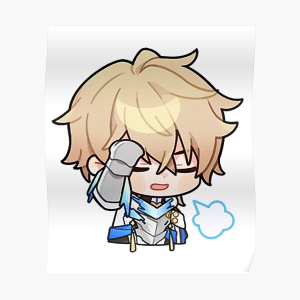 Póster «Honkai Star Rail Chibi Gepard» de HerrscherOfArt | Redbubble