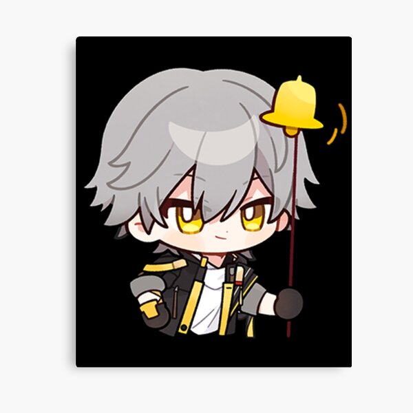 "Honkai Star Rail Chibi Trailblazer (M)" Canvas Print for Sale by ...