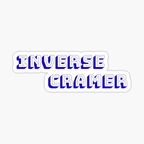 "Inverse Cramer" Sticker for Sale by Manginasalshop | Redbubble