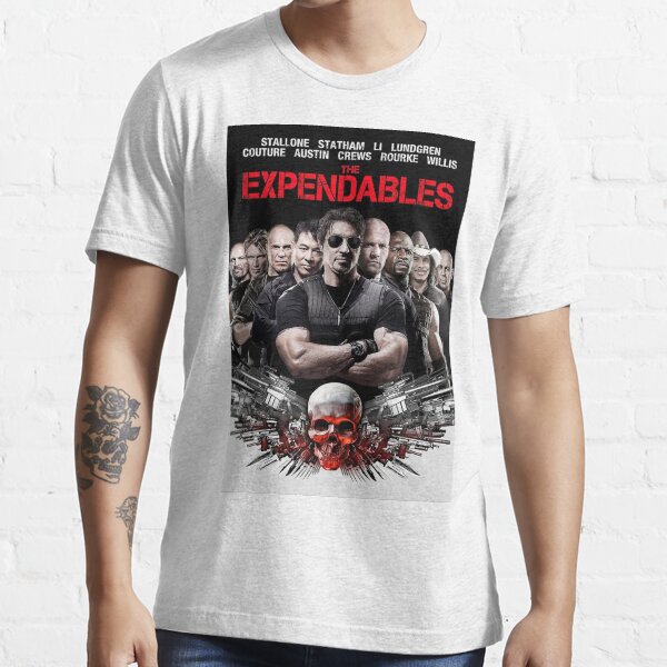 "The Expendables Poster" T-shirt for Sale by nicholsclark | Redbubble ...