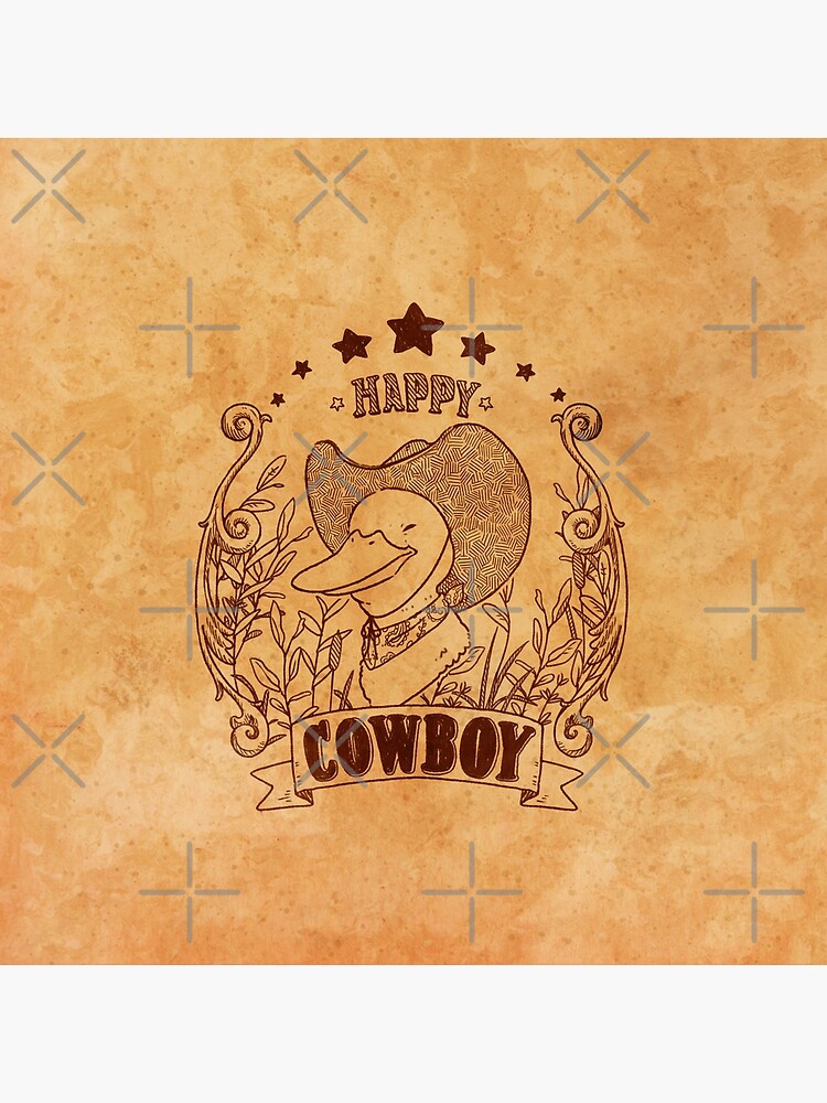 "Happy Cowboy -classic leather ver-" Poster for Sale by youmiichi ...