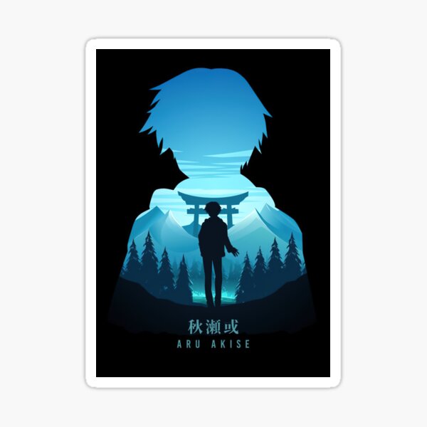 "Aru Akise Mirai Nikki" Sticker for Sale by DavidBenson47 | Redbubble