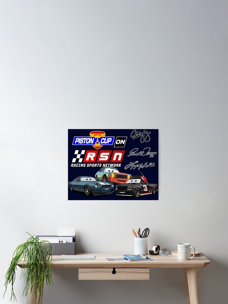 "The Racing Sports Network Crew" Poster for Sale by Mininascar | Redbubble