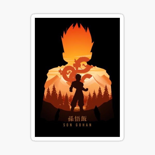 "Son Gohan Dragonball" Sticker for Sale by DavidBenson47 | Redbubble