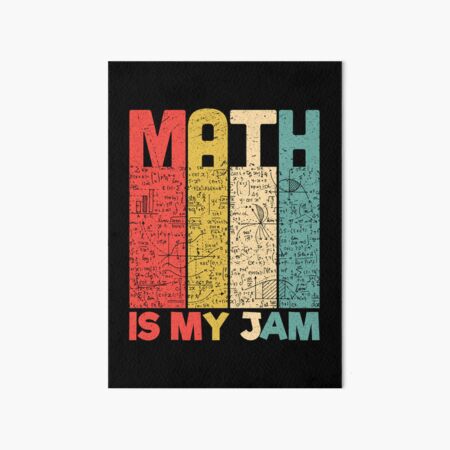 "Math Is My Jam: Funny Math Teacher Gift - Math Lover Mathematician ...