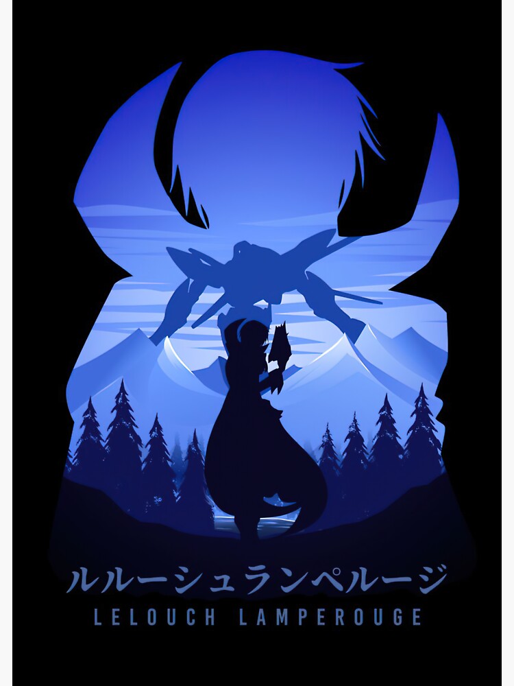 Lelouch Code Geass Sticker For Sale By Johnrobertson47 Redbubble