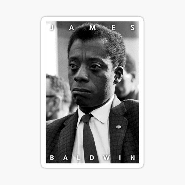 "So Funny James Baldwin African American Classic Fans" Sticker for Sale ...