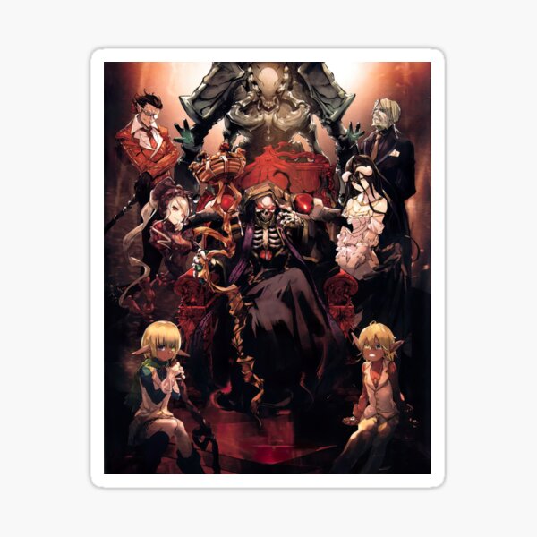 "Overlord Momonga And Servant" Sticker for Sale by biankablank | Redbubble