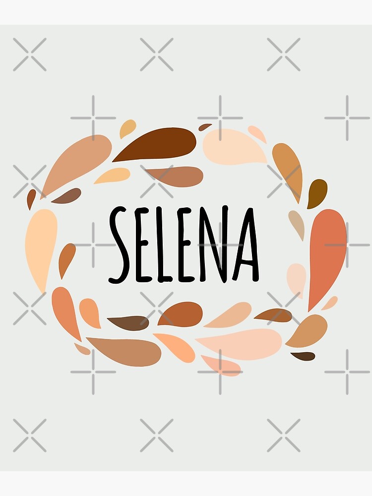 "Selena - Names for Wife Daughter and Girl" Poster for Sale by kindxinn ...
