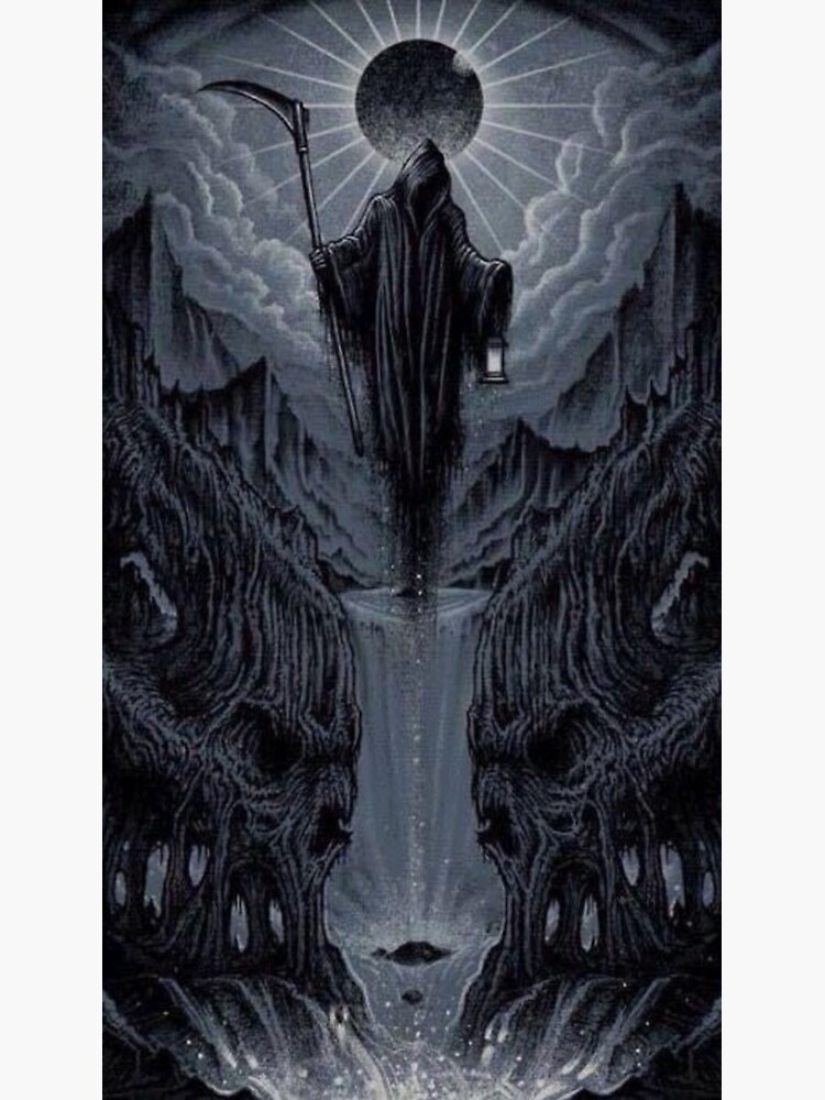 "Grim Reaper Tarot Card" Poster for Sale by emoartwork | Redbubble