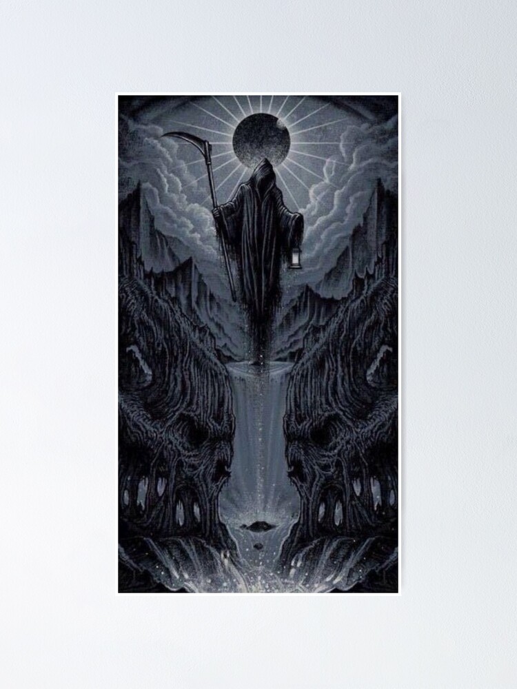 "Grim Reaper Tarot Card" Poster for Sale by emoartwork | Redbubble