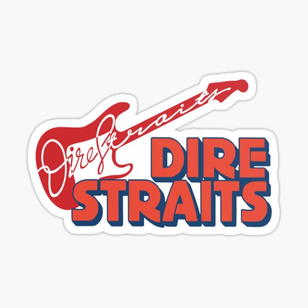 "the Straits band British rock factory merch" Sticker for Sale by ...