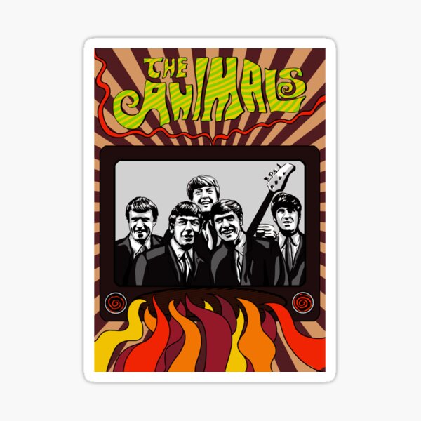 "The Animals Band Eric Burdon" Sticker for Sale by jaquenetta | Redbubble