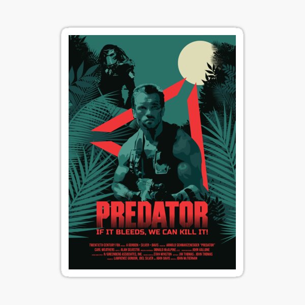 "Predator" Sticker for Sale by DeniseHunterg | Redbubble