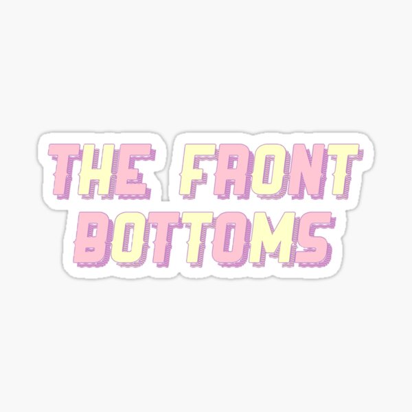 "The Front Bottoms Pink Sticker" Sticker for Sale by laureljusjv ...