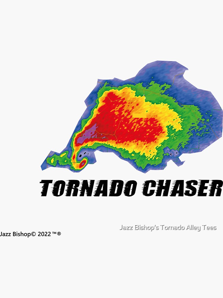 "Tornado Chaser" Sticker for Sale by prodigygrati | Redbubble