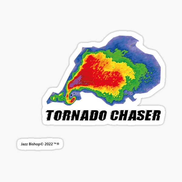 "Tornado Chaser" Sticker for Sale by prodigygrati | Redbubble