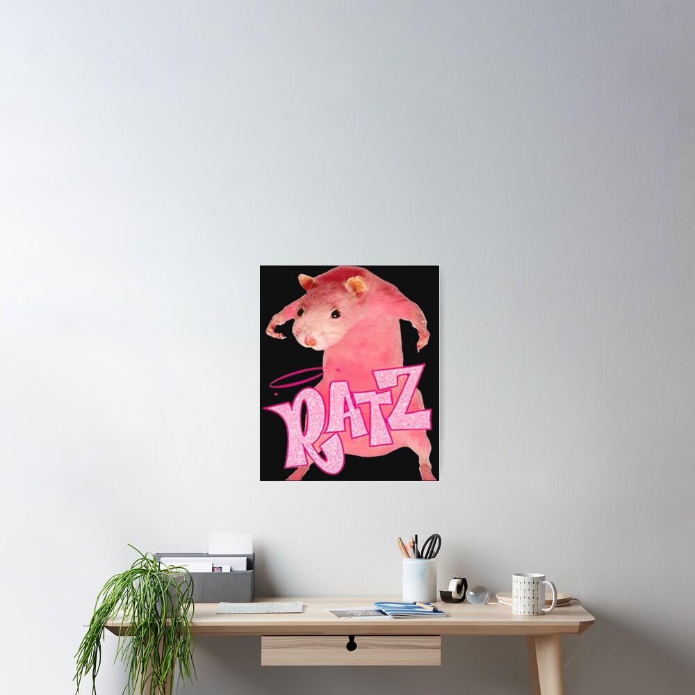 "ratz - Ratz Pink Meme " Poster for Sale by TheOghams | Redbubble