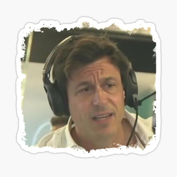 "Toto face of Despair during Abu Dhabi GP 2021 " Sticker for Sale by ...