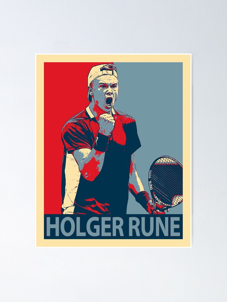 "Holger Rune" Poster for Sale by CamillaDesign | Redbubble