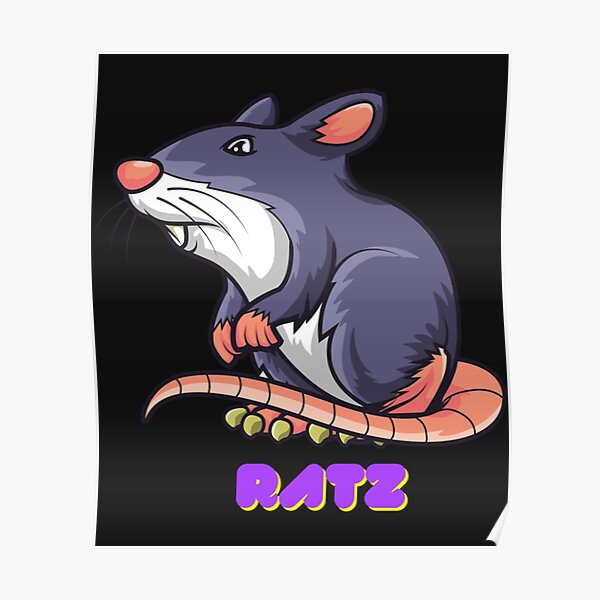 "Ratz Ratz pink meme " Poster for Sale by TheOghams | Redbubble