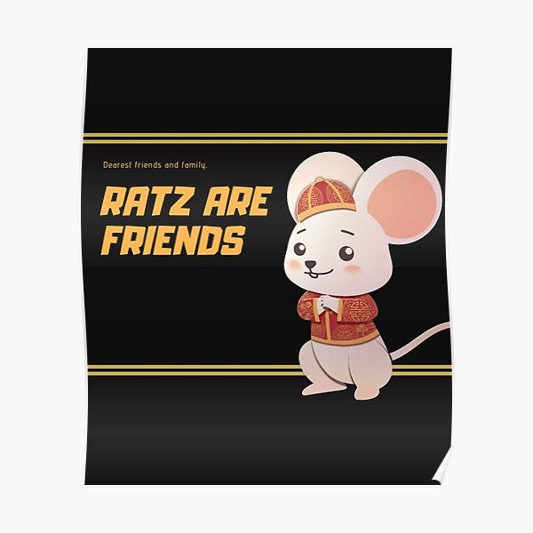 "Ratz Ratz pink meme (2)" Poster for Sale by TheOghams | Redbubble