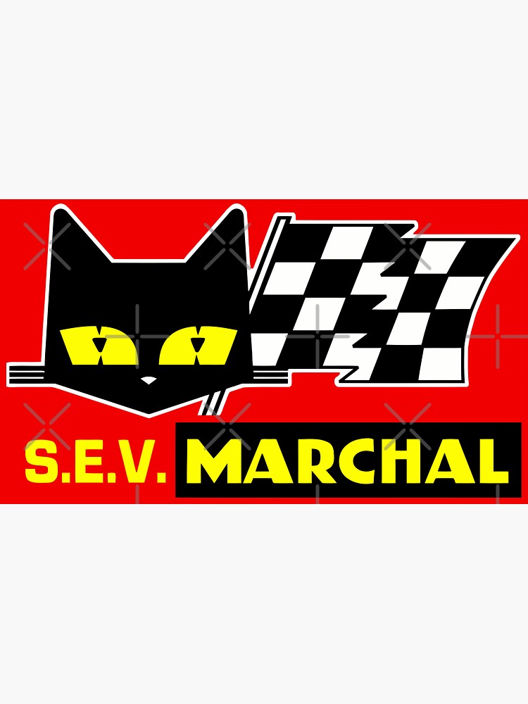"SEV Marchal Red" Sticker for Sale by Speedbirddesign | Redbubble