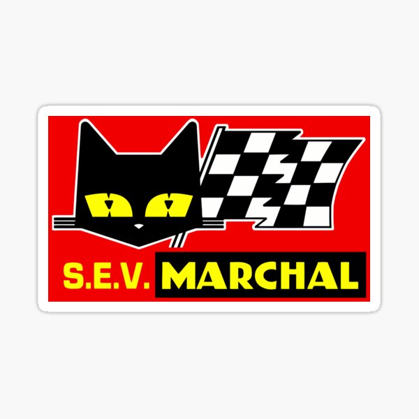 "SEV Marchal Red" Sticker for Sale by Speedbirddesign | Redbubble