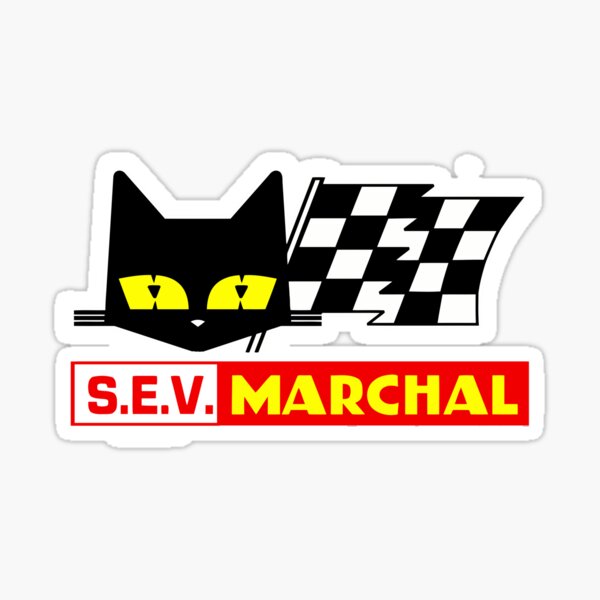"SEV Marchal Red 2" Sticker for Sale by Speedbirddesign | Redbubble