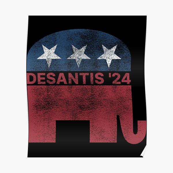 "Ron Desantis 2024 For President Republican Elephant Vintage Election ...