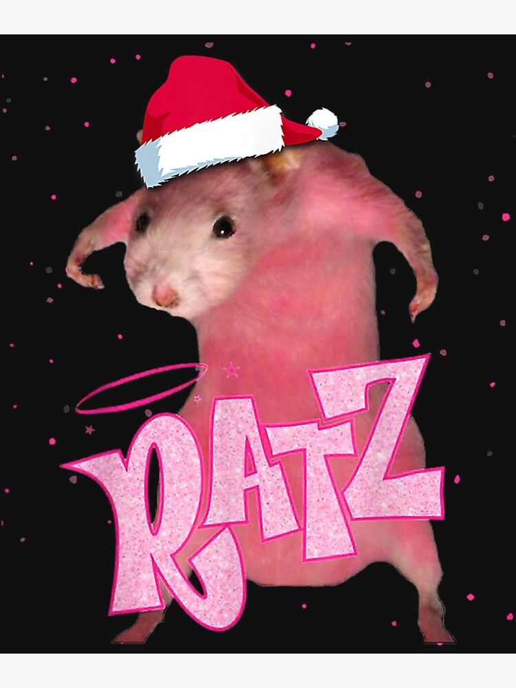 "RATZ FUNNY RATT PINK RATZ - Ratz Pink Meme - Ratz Pink - Ratz " Poster ...