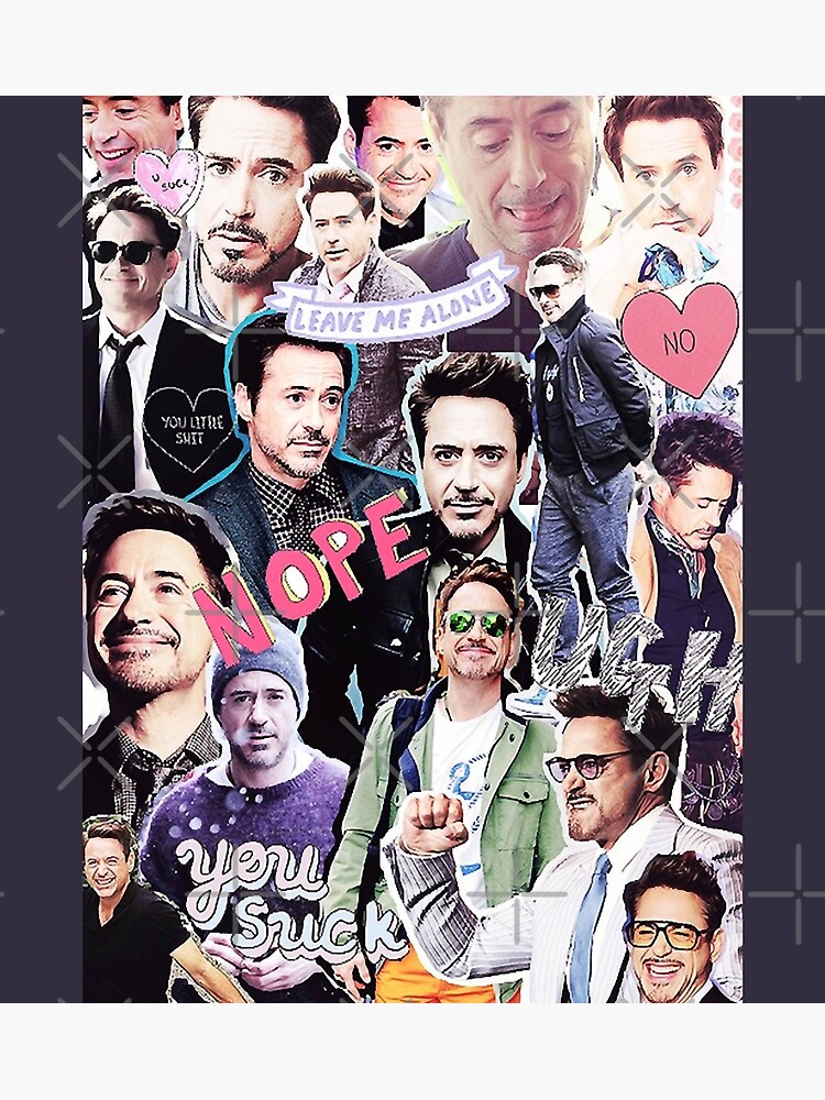Póster «Hombres Mujeres Robert Handsome American Actor Downey Jr Needed ...