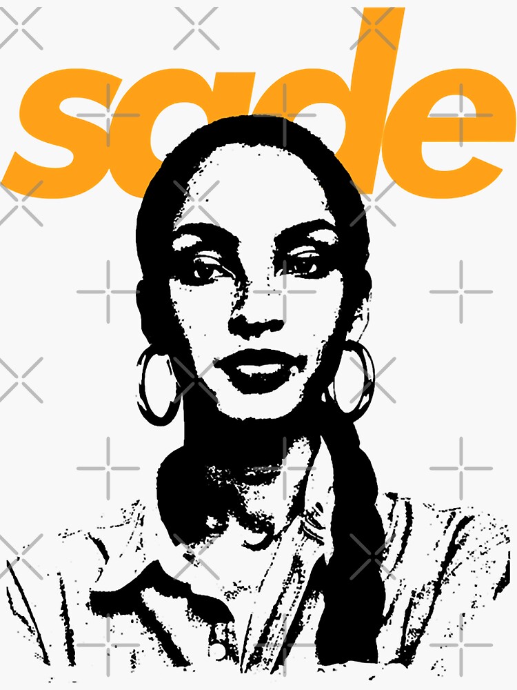"Gifts Idea Sade Singer Songwriter Adu Retro Vintage" Sticker for Sale ...