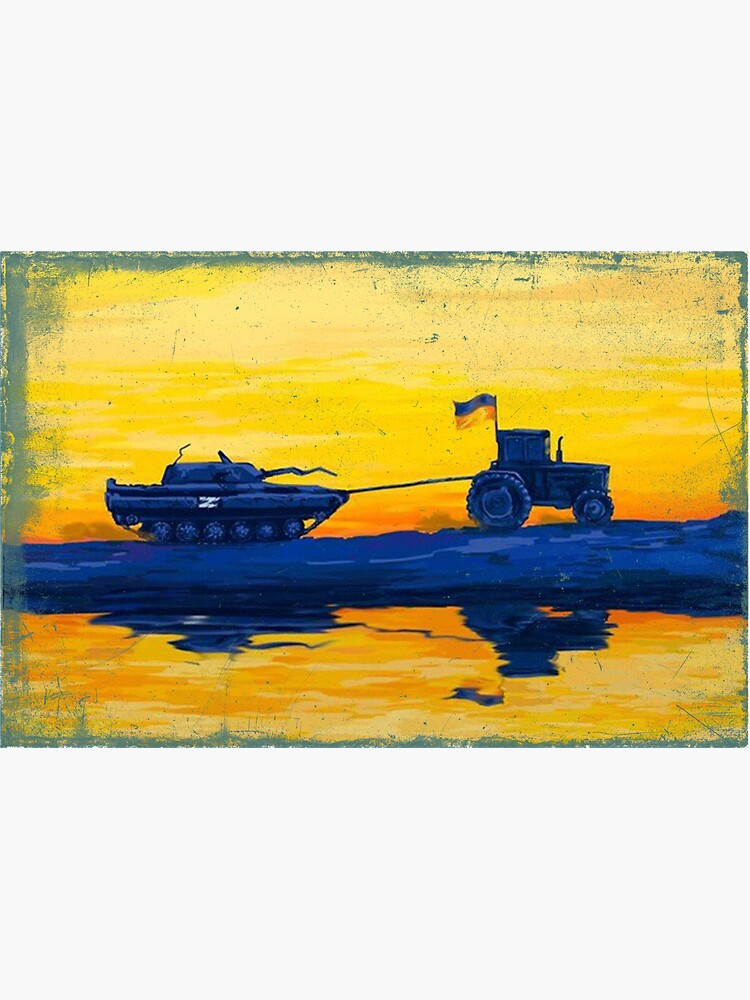 "New Military Vintage postage stamp of Ukraine, Ukrainian Tractor ...