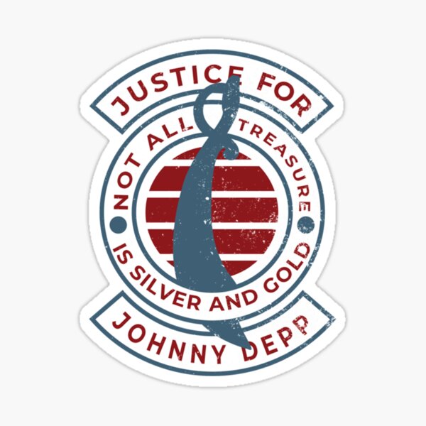 "Justice For Johnny Depp " Sticker for Sale by ConstantStore | Redbubble