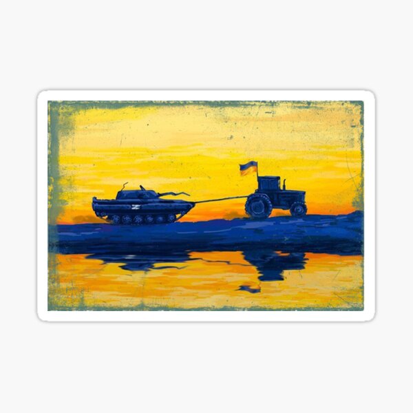 "New Military Vintage postage stamp of Ukraine, Ukrainian Tractor ...