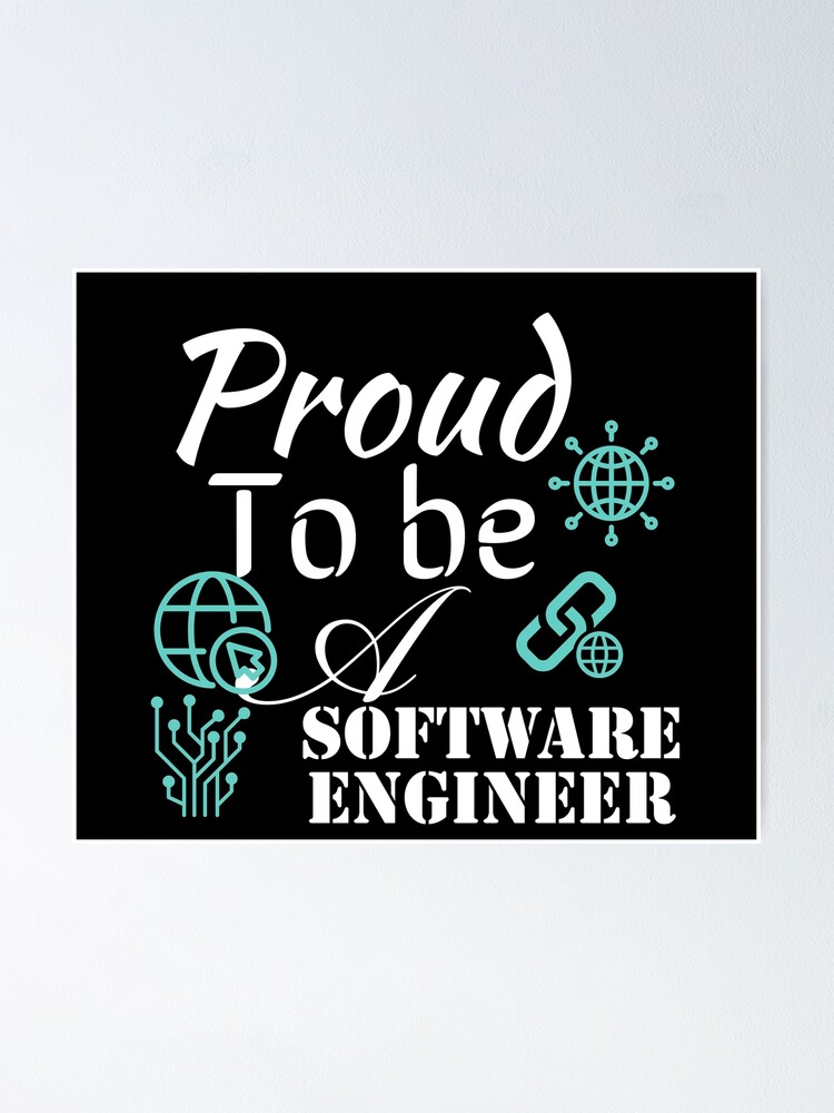 "software engineering" Poster for Sale by MR-TIMZ-ART | Redbubble