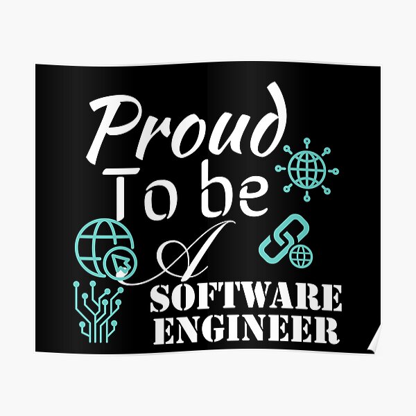 "software engineering" Poster for Sale by MR-TIMZ-ART | Redbubble