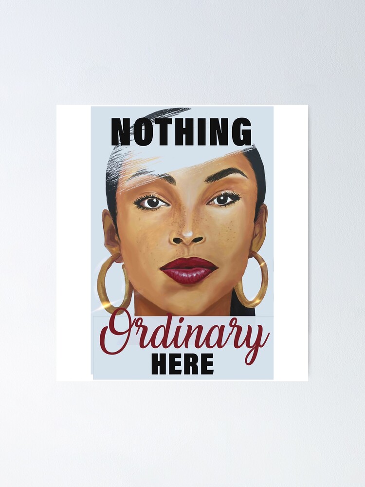 "Mens Funny Sade Singer Songwriter Adu Women Men" Poster for Sale by ...