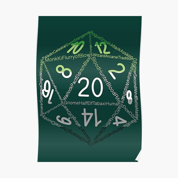 "Aro D20" Poster for Sale by Sunsshin3 | Redbubble