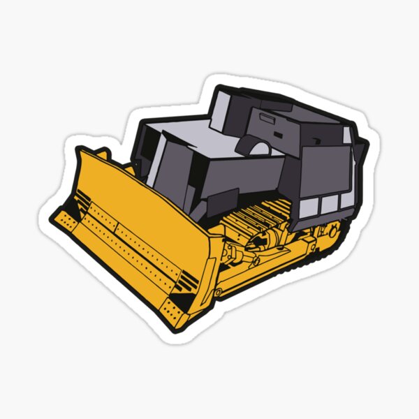 "Killdozer " Sticker for Sale by CarlyCoxwe | Redbubble