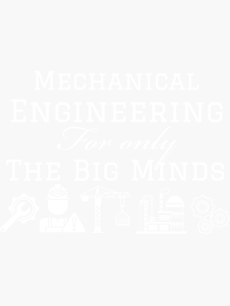 "Cute mechanical engineering design" Sticker for Sale by MR-TIMZ-ART ...