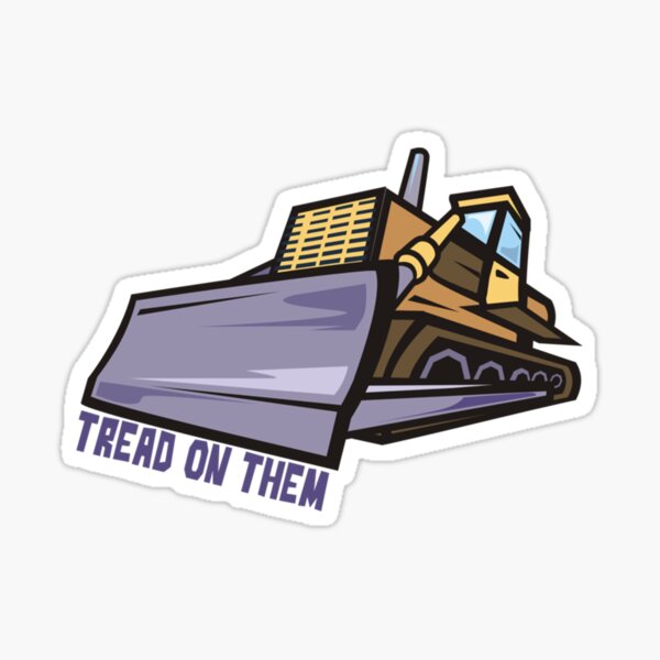 "killdozer " Sticker for Sale by CarlyCoxwe | Redbubble