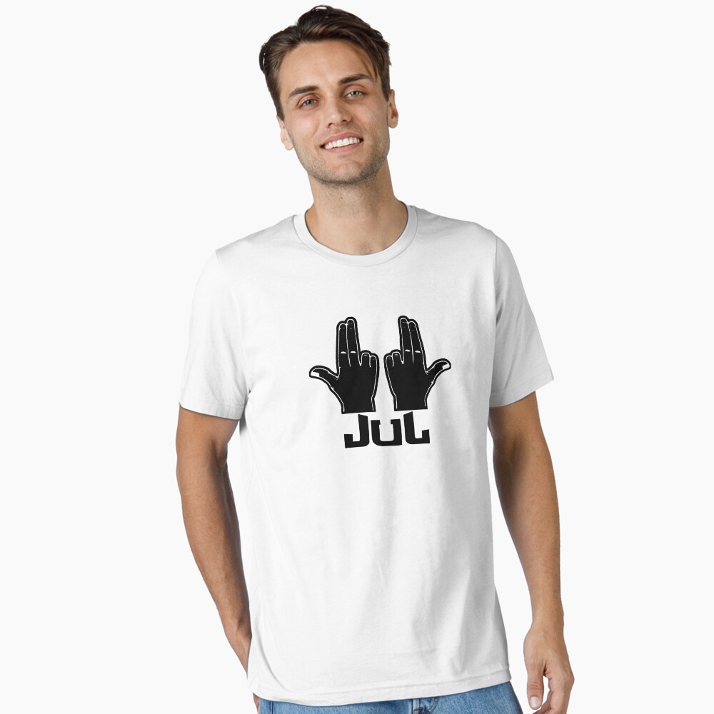 "Jul Logo Classic T-Shirt" Sticker by damscrea | Redbubble