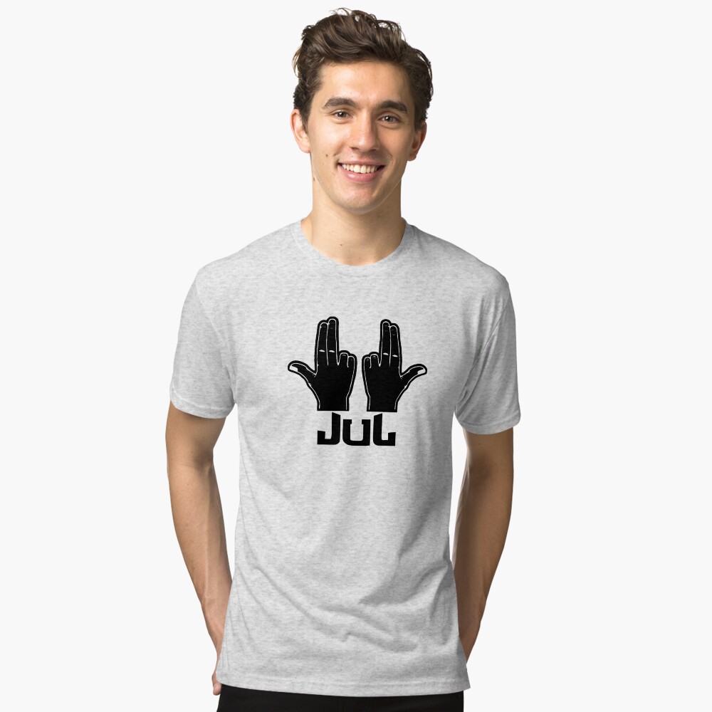 "Jul Logo Classic T-Shirt" Sticker by damscrea | Redbubble